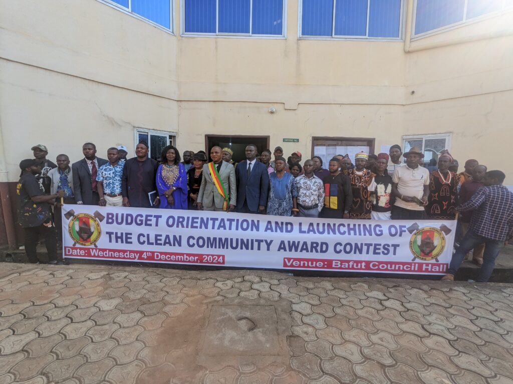 At Budget Orientation debate: Bafut Council launches clean city contest ...